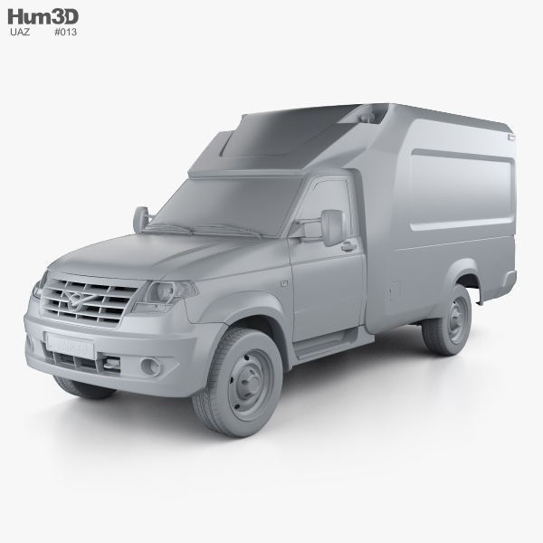 UAZ Profi Ambulancia 2019 Modelo 3D - Descargar Van on 3DModels.org