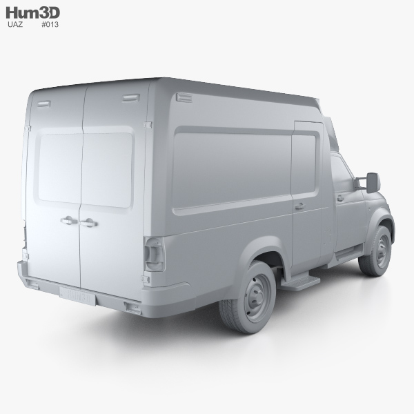 UAZ Profi Ambulance 2019 3D model - Download Van on 3DModels.org