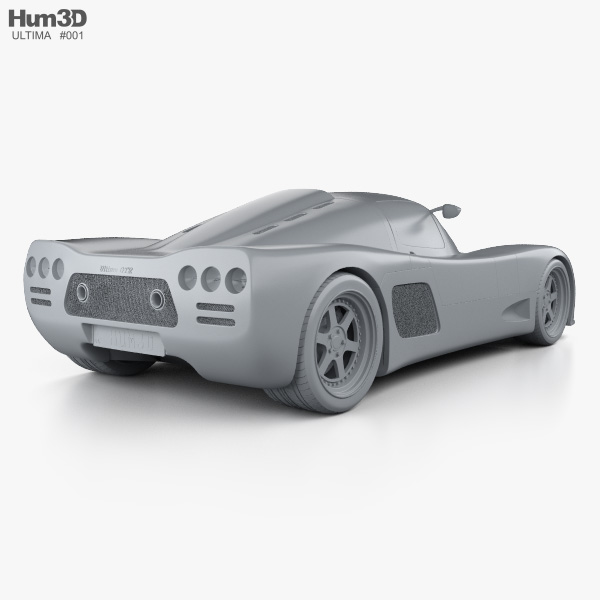 Ultima GTR 2014 3D model - Download Sports car on 3DModels.org