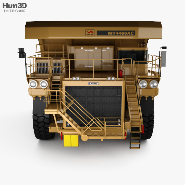 Unit Rig MT4400AC Dump Truck 2017 3D model - Download Truck on 3DModels.org