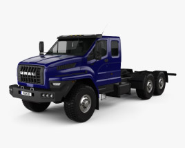 Ural Next Chassis Truck 2018 3D model - Download Truck on 3DModels.org
