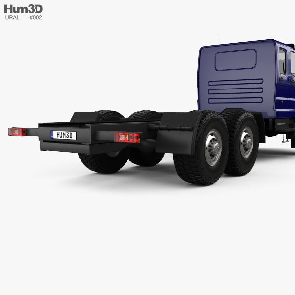 Ural Next Chassis Truck 2018 3D model - Download Truck on 3DModels.org