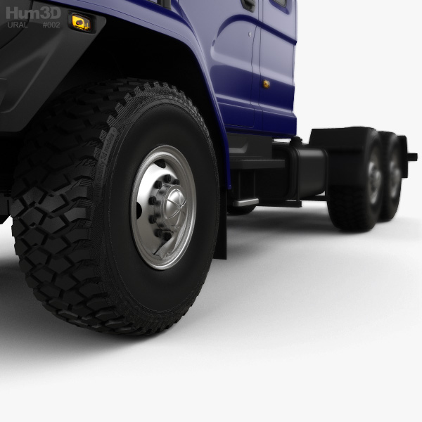 Ural Next Chassis Truck 2018 3D model - Download Truck on 3DModels.org