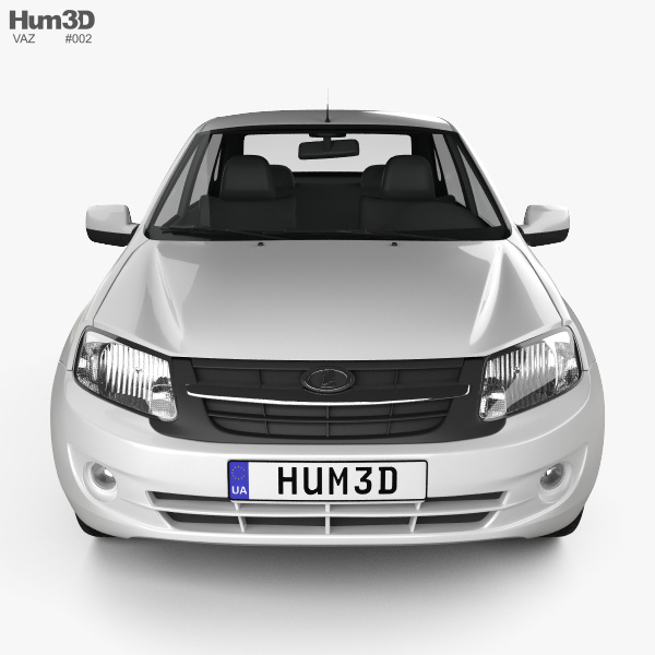 Lada Granta sedan 2015 3D model - Download Sedan on 3DModels.org