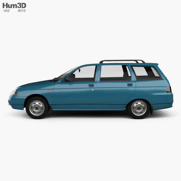 VAZ Lada 2111 wagon 2007 3D model - Download Wagon car on 3DModels.org