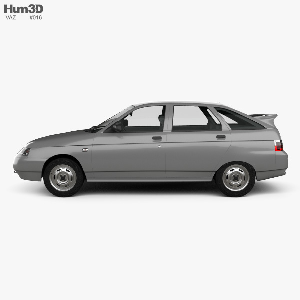 VAZ Lada 2112 hatchback 2007 3D model - Download Hatchback on 3DModels.org