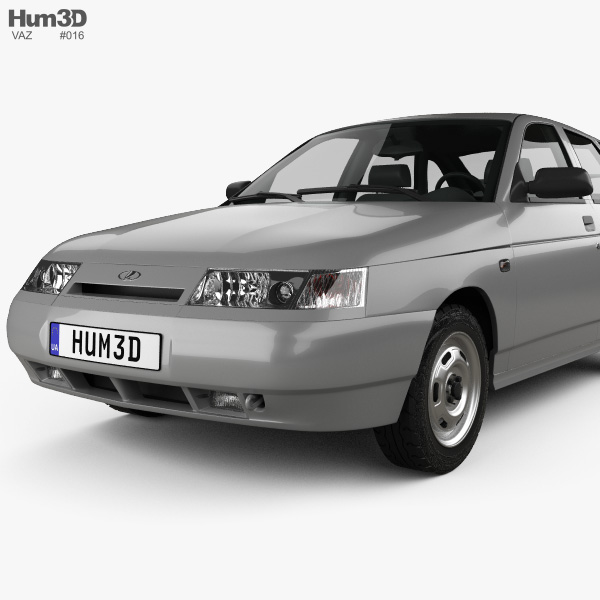 VAZ Lada 2112 hatchback 2007 3D model - Download Hatchback on 3DModels.org