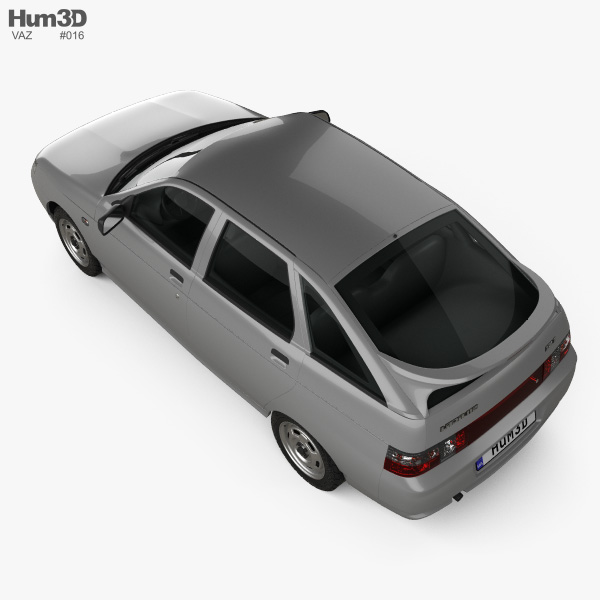 VAZ Lada 2112 hatchback 2007 3D model - Download Hatchback on 3DModels.org
