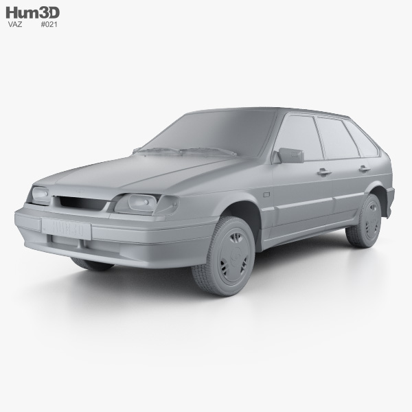 VAZ Lada Samara (2114) hatchback 5-door 2014 3D model - Download 1990 ...