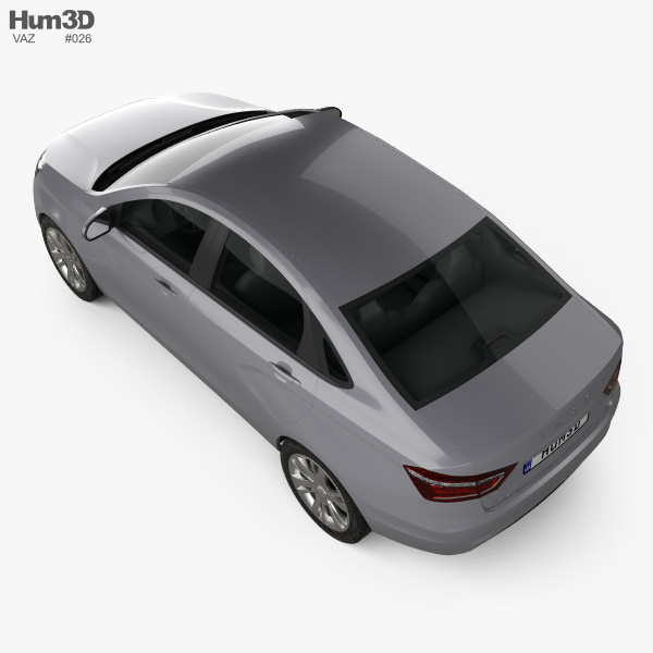 VAZ Lada Vesta Concept 2017 3D model - Download Sedan on 3DModels.org