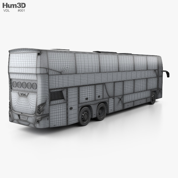 VDL Futura FDD2 bus 2015 3D model - Download Bus on 3DModels.org