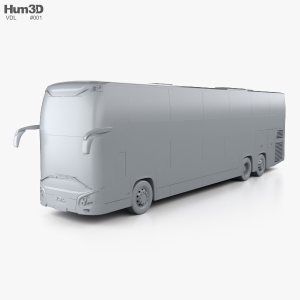 VDL Futura FDD2 bus 2015 3D model - Download Bus on 3DModels.org