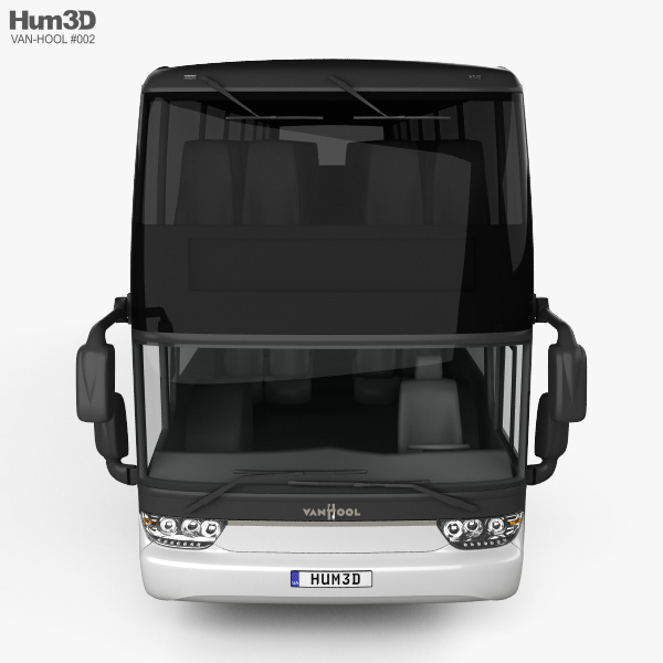 Van Hool TDX bus 2018 3D model - Download Bus on 3DModels.org