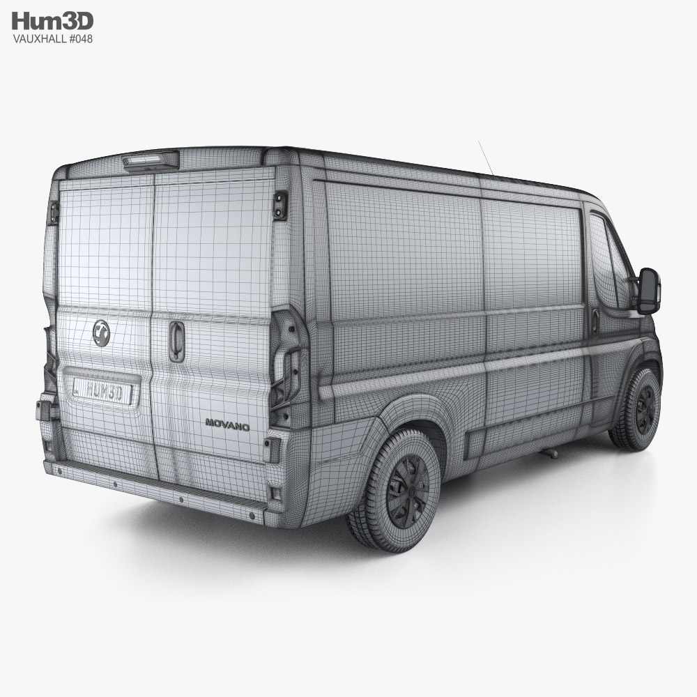 Vauxhall Movano Panel Van L2H1 2024 3D model - Download Van on 3DModels.org