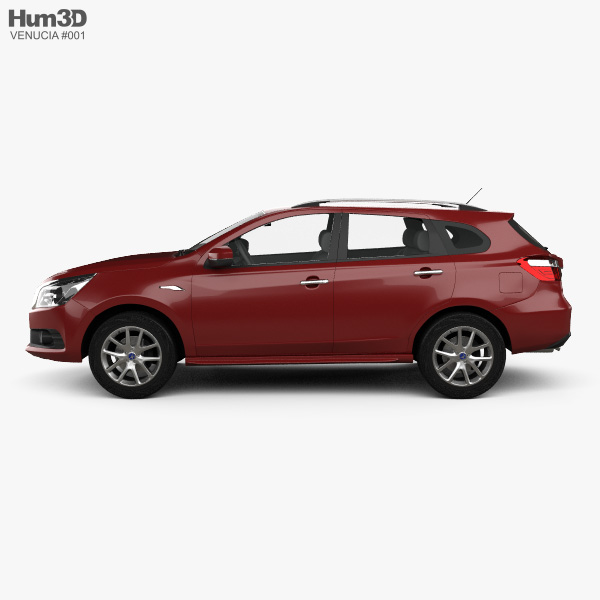 Venucia T70 2019 3D model - Download Crossover SUV on 3DModels.org