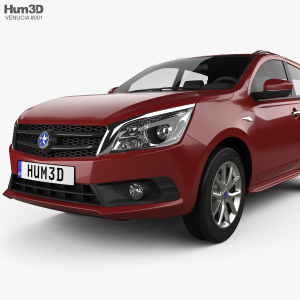 Venucia T70 2019 3D model - Download Crossover SUV on 3DModels.org