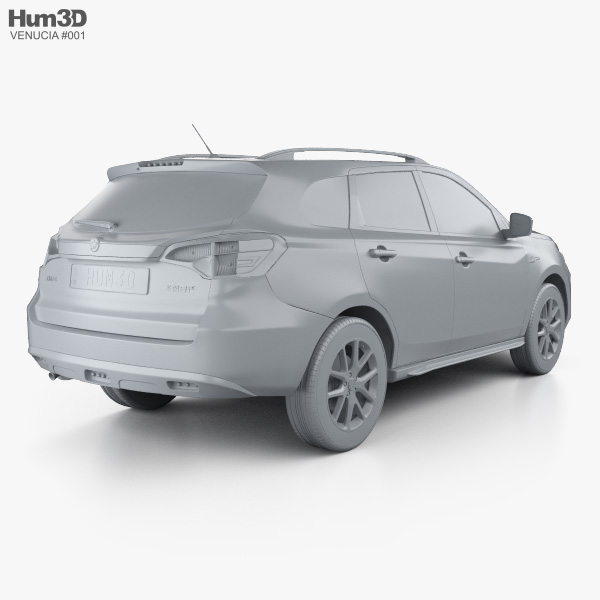 Venucia T70 2019 3D model - Download Crossover SUV on 3DModels.org