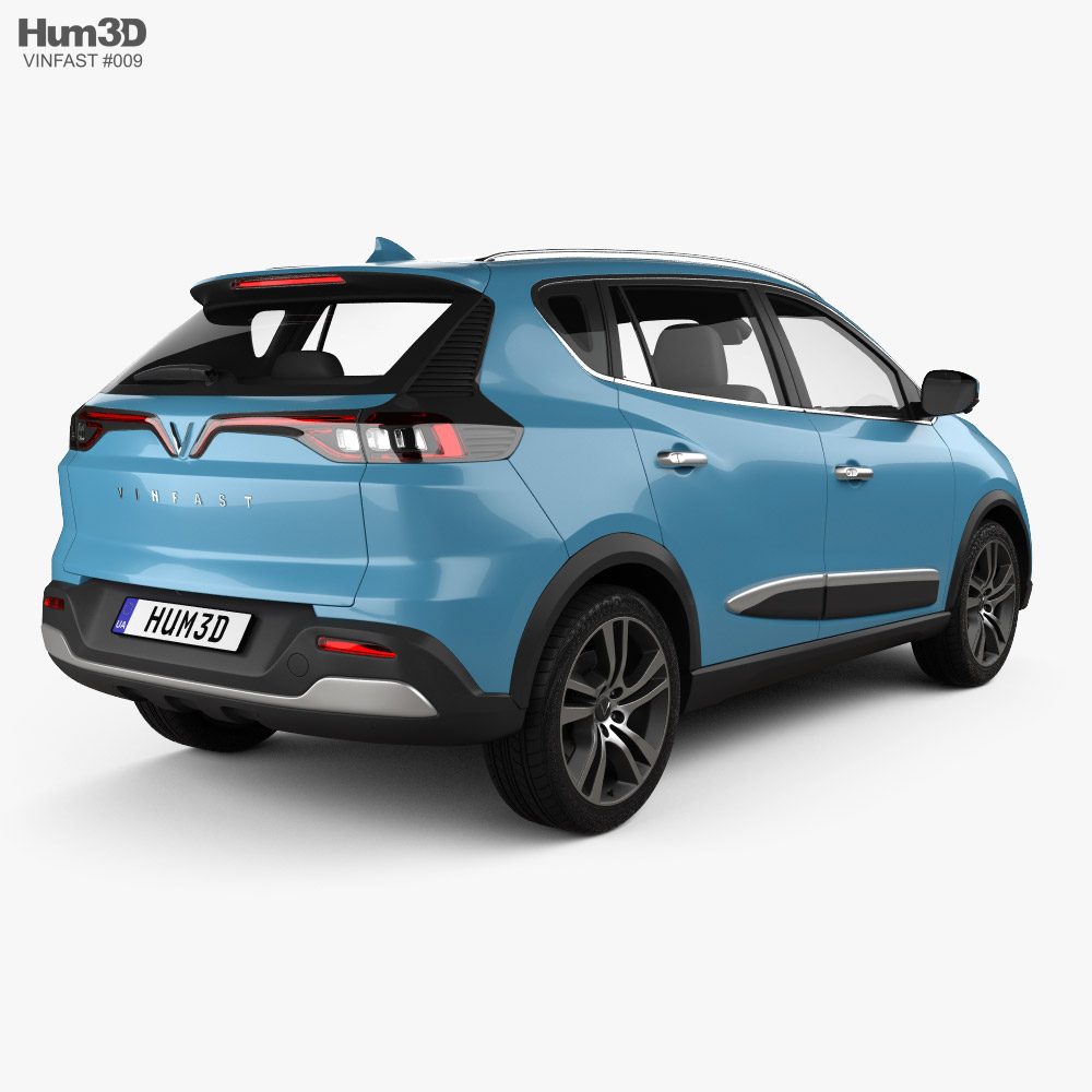 VinFast VF E34 2025 3D模型 - 下载 Crossover SUV on 3DModels.org