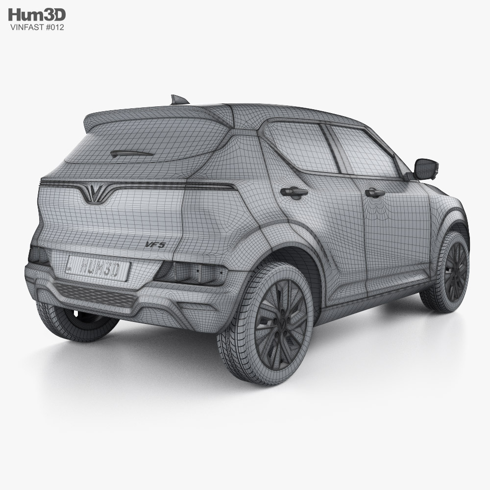 VinFast VF 5 2025 3D model - Download Crossover SUV on 3DModels.org