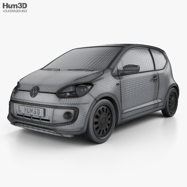 Volkswagen Up 2015 3D model - Download Hatchback on 3DModels.org