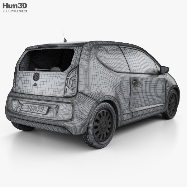 Volkswagen Up 2015 3D model - Download Hatchback on 3DModels.org