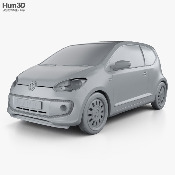 Volkswagen Up 2015 Modelo 3D - Descargar Hatchback on 3DModels.org