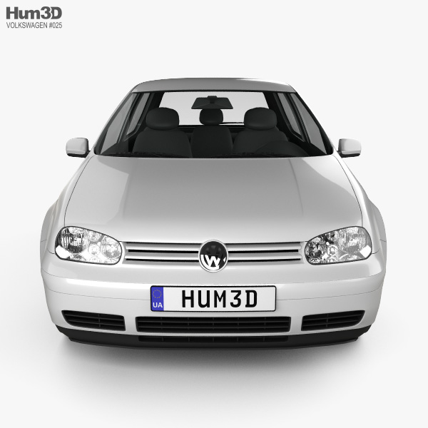 Volkswagen Golf IV 3-door 1997 3D model - Download Hatchback on ...