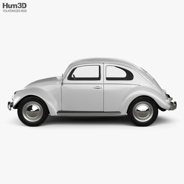 Volkswagen Beetle 1949 3D model - Download Hatchback on 3DModels.org