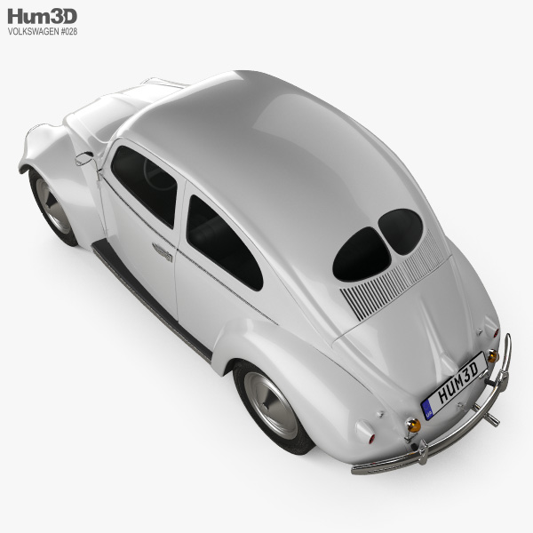 Volkswagen Beetle 1949 3D model - Download Hatchback on 3DModels.org