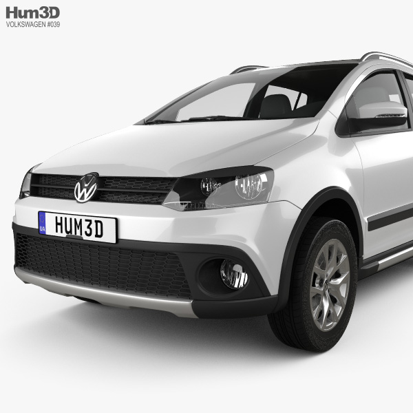 Volkswagen CrossFox 2014 Modelo 3D - Descargar Crossover SUV activado ...
