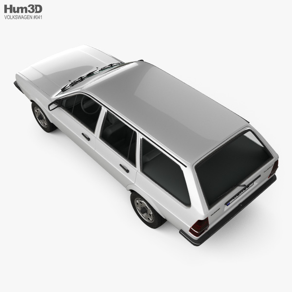 Volkswagen Passat (B2) variant 1981 3D model - Download Wagon car on ...
