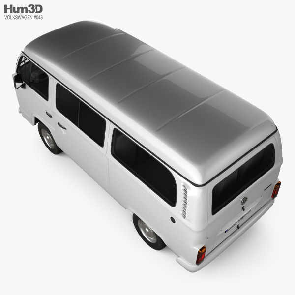 Volkswagen Kombi (T2) 2014 3D model - Download Van on 3DModels.org