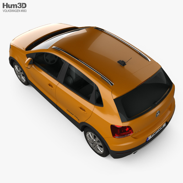 Volkswagen Cross Polo 2014 3D模型 - 下载 Crossover SUV on 3DModels.org
