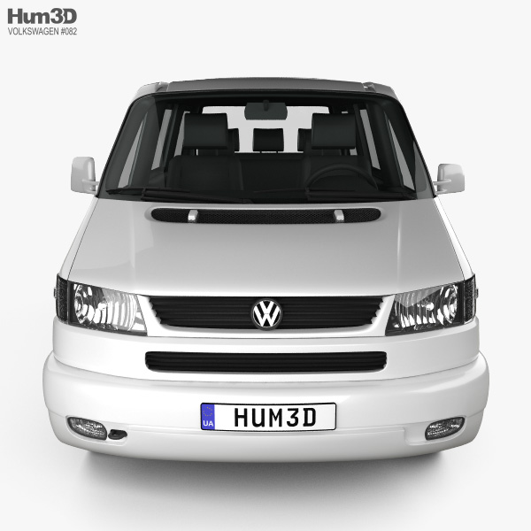 Volkswagen Transporter (T4) Caravelle 2003 3D model - Download Van on ...