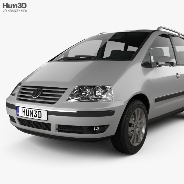 Volkswagen Sharan 2010 Modelo 3D - Descargar Van on 3DModels.org