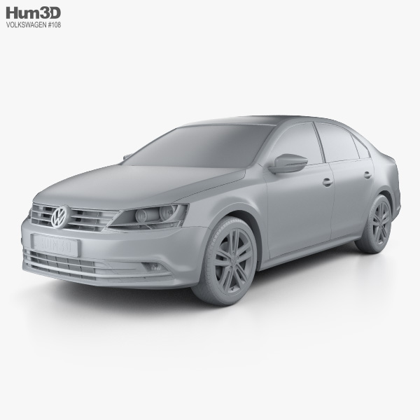 Volkswagen Jetta 2018 3D model - Download Sedan on 3DModels.org