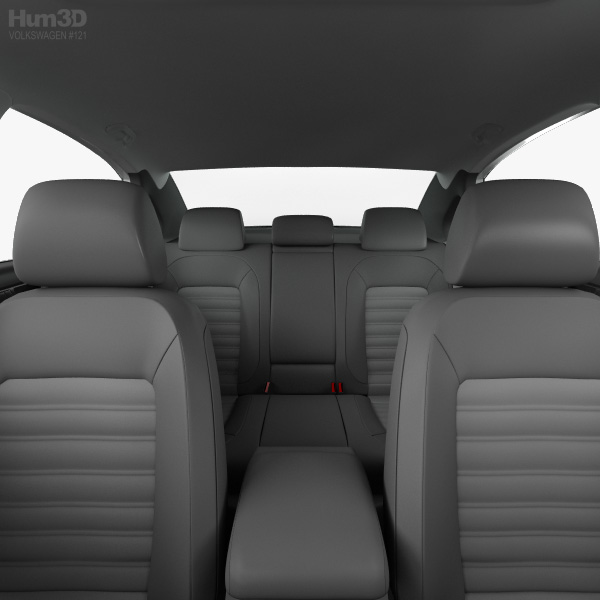 Volkswagen Passat (B7) with HQ interior 2014 3D model - Download Sedan ...