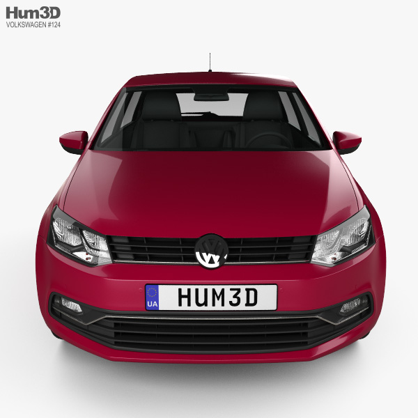 Volkswagen Polo 5-door 2017 3D model - Download Hatchback on 3DModels.org