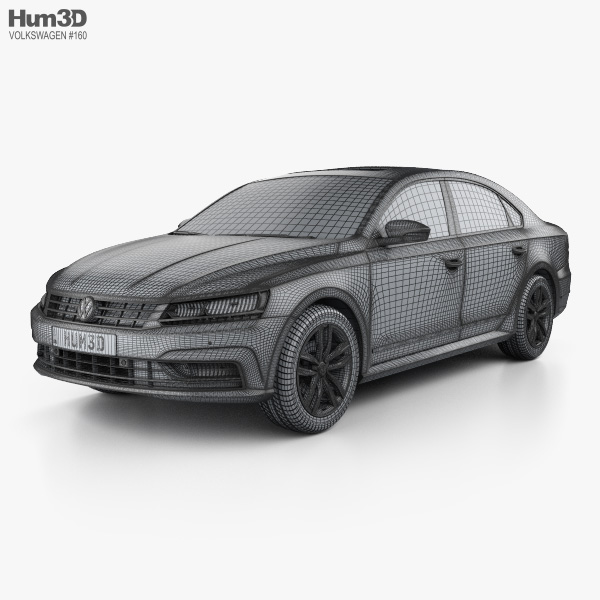 Volkswagen Passat (NMS) 2019 3D model - Download Sedan on 3DModels.org