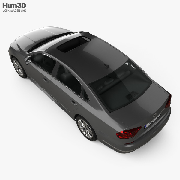 Volkswagen Passat (NMS) 2019 3D model - Download Sedan on 3DModels.org
