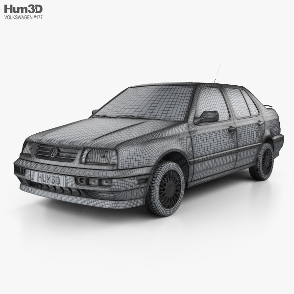Volkswagen Jetta 1998 Modelo 3D - Descargar Sedan activado 3DModels.org