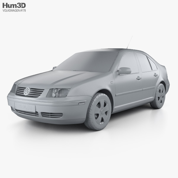 Volkswagen Jetta sedan 2005 3D model - Download Sedan on 3DModels.org