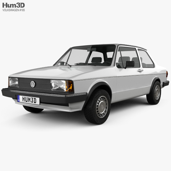 Volkswagen Jetta 2-door 1979 3D model - Download Sedan on 3DModels.org