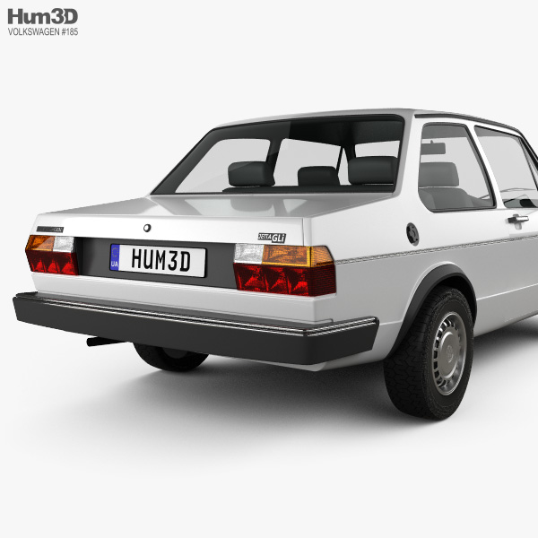 Volkswagen Jetta 2-door 1979 3D model - Download Sedan on 3DModels.org