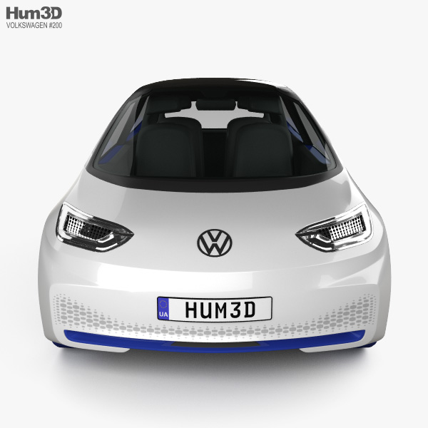 Volkswagen ID 2017 3D 모델 - 다운로드 Hatchback on 3DModels.org