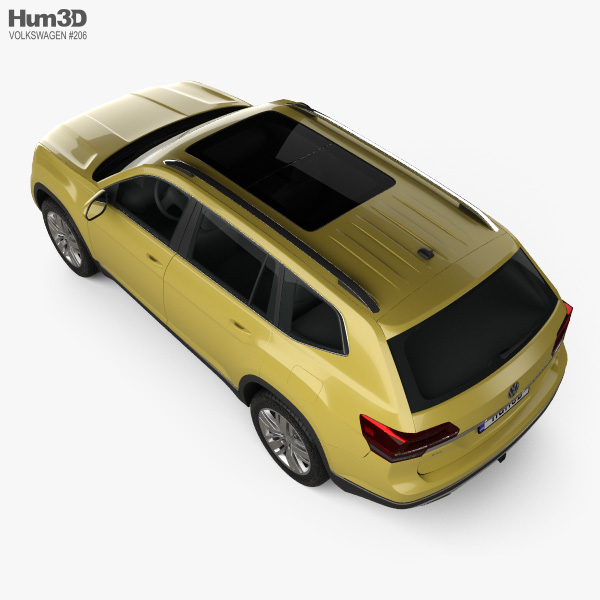 Volkswagen Atlas SEL 2021 3D model - Download Crossover SUV on 3DModels.org