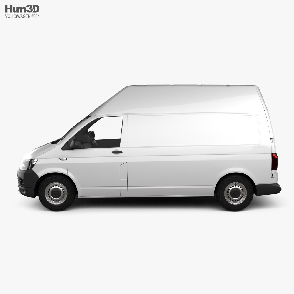 Volkswagen Transporter (T6) Panel Van High Roof 2019 3D model ...