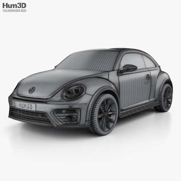 Volkswagen Beetle R-Line coupe 2020 3D model - Download Sports car on ...