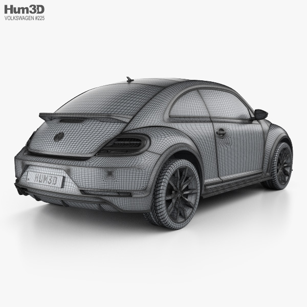 Volkswagen Beetle R-Line coupe 2020 3D model - Download Sports car on ...
