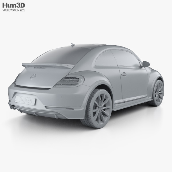Volkswagen Beetle R-Line coupe 2020 3D model - Download Sports car on ...